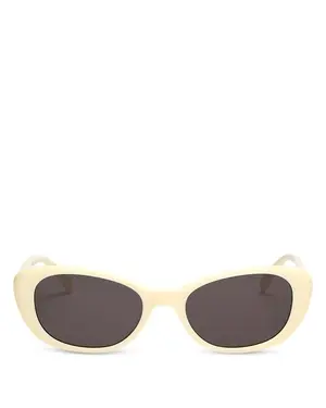 Saint Laurent Cat Eye Sunglasses, 52mm - Ivory