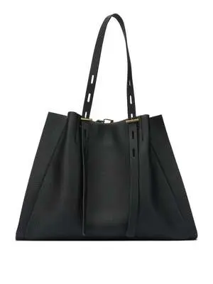MINOBOSSI Leather Shoulder Bag - Black