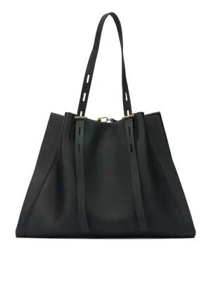 MINOBOSSI Leather Shoulder Bag - Black