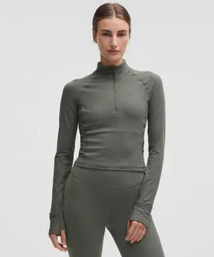 Half Zip Performance Tops For Women