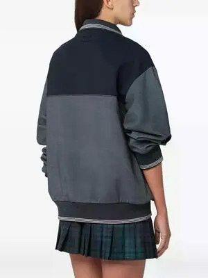 Miu Miu Colourblock Zip Sweatshirt