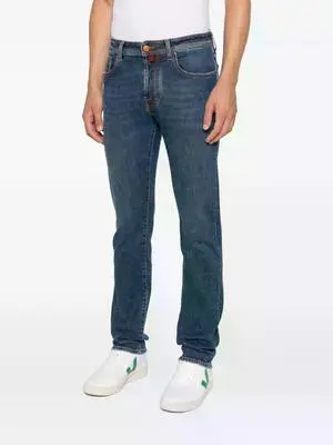 Jacob Cohen Logo-motif Jeans - Blue
