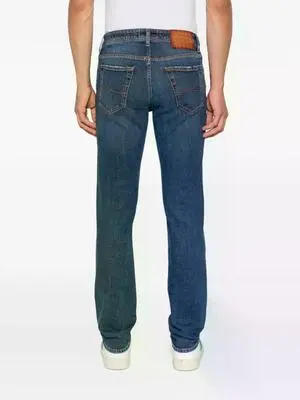 Jacob Cohen Logo-motif Jeans - Blue