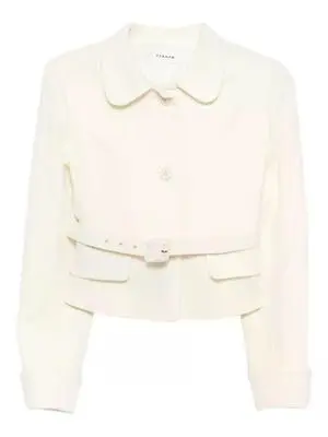 P.a.r.o.s.h Lara Belted Jacket - Neutrals