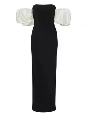 ROTATE BY BIRGER CHRISTENSEN Maxi Dress With Puff Sleeves