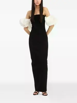 ROTATE BY BIRGER CHRISTENSEN Maxi Dress With Puff Sleeves