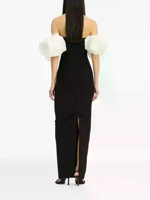 ROTATE BY BIRGER CHRISTENSEN Maxi Dress With Puff Sleeves