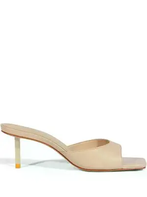 Schutz Square Toe Heels