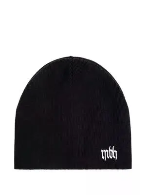 MISBHV Embroidered-logo Beanie - Black
