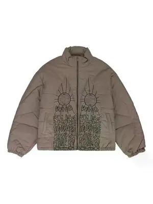 WHO DECIDES WAR BY EV BRAVADO Embroidered Padded Jacket