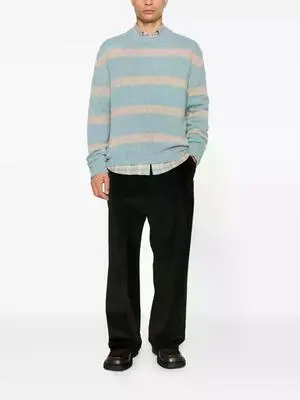 DIANA STUDIO Striped Crew-neck Sweater