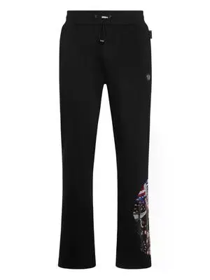 Philipp Plein Embellished-skull Track Pants