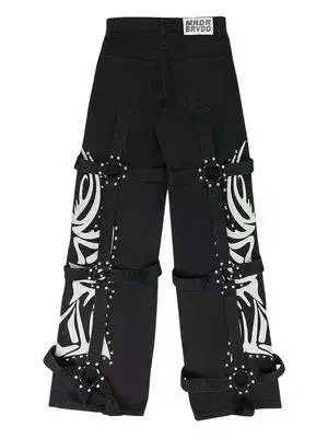 WHO DECIDES WAR BY EV BRAVADO Winged Jeans