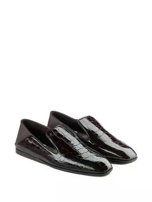 JIMMY CHOO Eliott Slipper Shoes - Brown