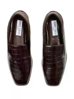 JIMMY CHOO Eliott Slipper Shoes - Brown