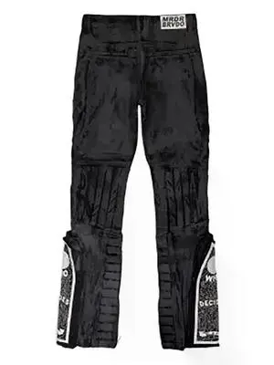WHO DECIDES WAR Moto Straight-fit Jeans