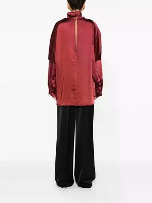 THE NINA STUDIO Cowl-neck Blouse