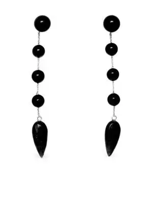 SOPHIE BUHAI Beaded Drop Earrings - Black