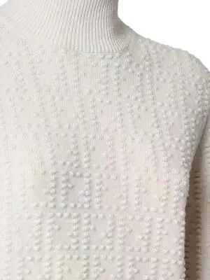Fendi Textured Turtleneck Sweater