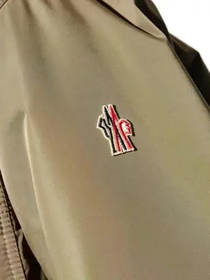 Moncler Waterton Corduroy-collar Down Jacket - Neutrals