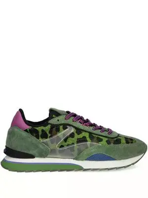 HOFF Animal Print Panelled Sneakers - Green
