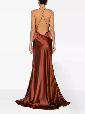 Amiri Satin Dress