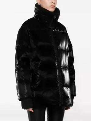 DUNO Quilted Glossy Coat