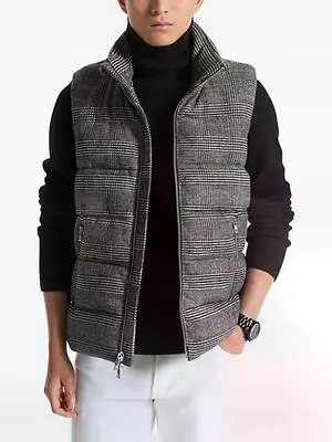 Michael Kors Plaid Padded Vest