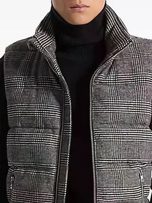Michael Kors Plaid Padded Vest