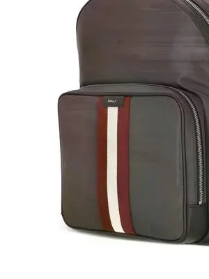 Bally Zip Striped Backpack