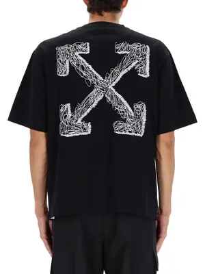 Off-White T-shirt With Logo