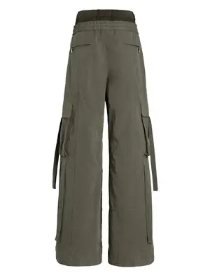 Dolce & Gabbana Waxed Faille Pants - Green