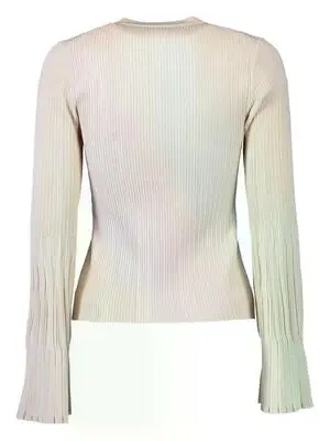 Simkhai Aris Pleated Bell-sleeve Top