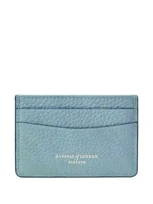 ASPINAL OF LONDON Logo-plaque Cardholder - Blue
