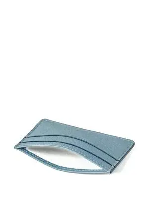 ASPINAL OF LONDON Logo-plaque Cardholder - Blue