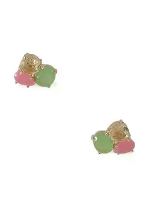 ATELIER MON Stone Stud Earrings