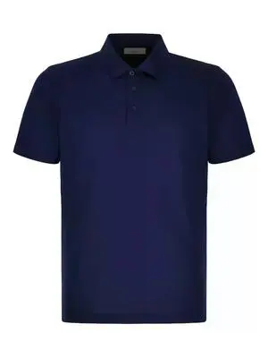 Canali Jersey Polo Shirt - Blue