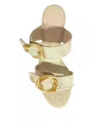 Schutz 60mm Buckle Strap Sandals
