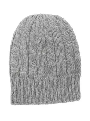 CENERE GB Cashmere Beanie - Grey
