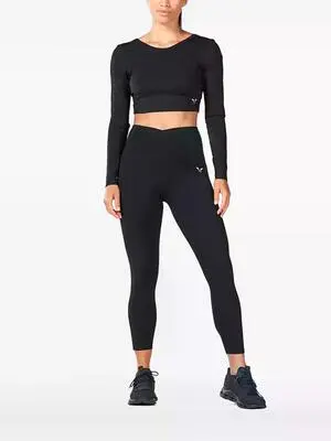 SQUATWOLF Long-sleeve Scoop-back Crop Top