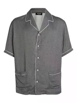 WHYAT Amalfi Pattern Piped Shirt