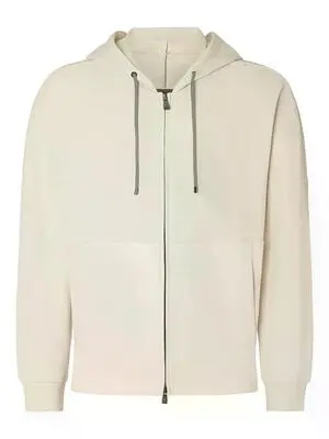Corneliani Paneled Zip-up Hoodie