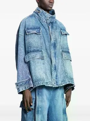 HED MAYNER Flap-pockets Denim Jacket