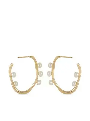 ATELIER MON Pearl Earrings - Gold