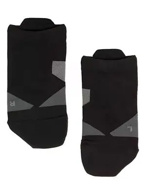 On Geometric-panel Socks - Black