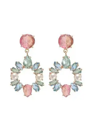 ATELIER MON Candy Cabana Drop Earrings - Gold