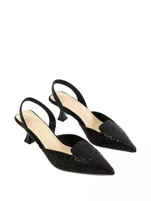 TWENTY FOURHAITCH Pointed Toe Slingback Pumps