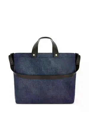 Canali Tote Bag With Detachable Shoulder Strap