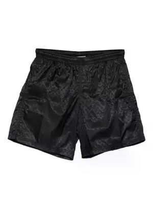 Alexander McQueen Skull-pattern Swim Shorts - Black