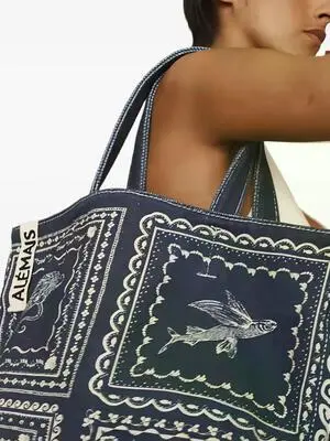 ALEMAIS Printed Tote Bag